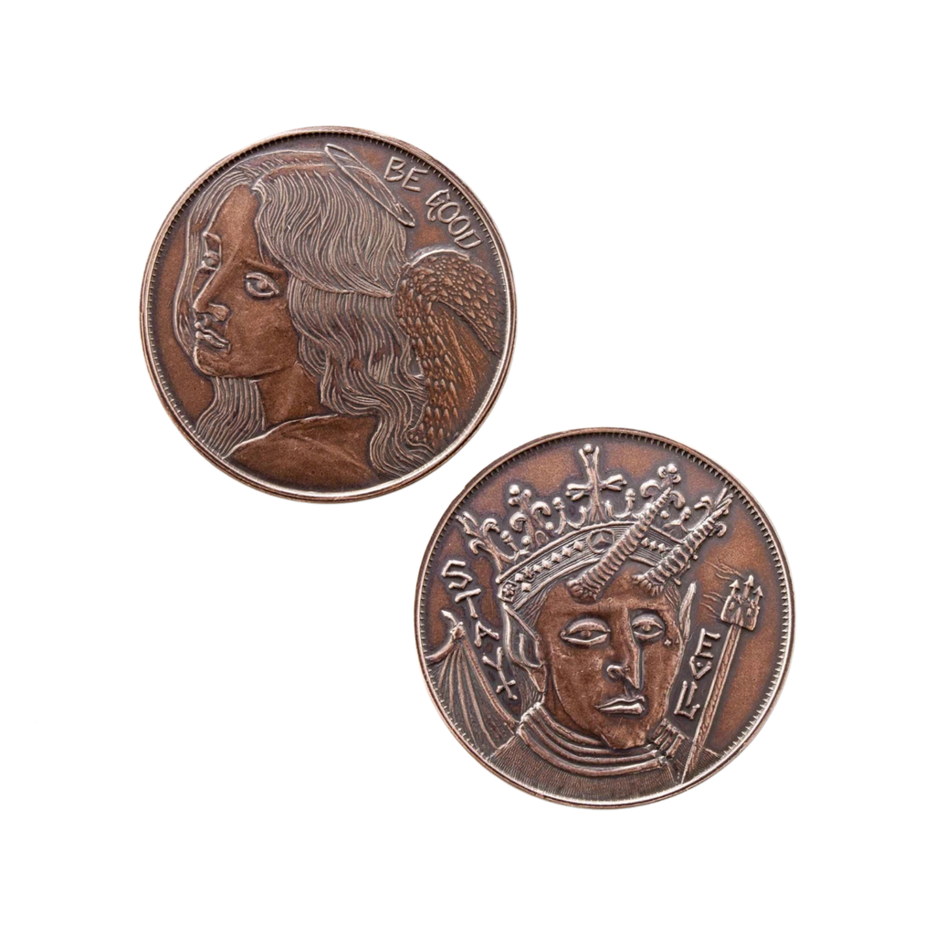 Be Good Stay Evil Coin – Curiosa - Purveyors of Extraordinary Things