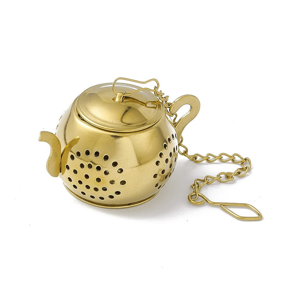 The Golden Teapot Tea Infuser – Curiosa - Purveyors of Extraordinary Things