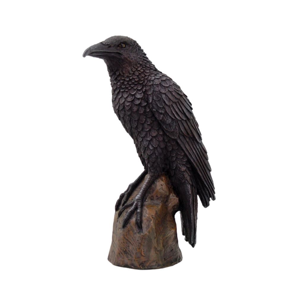 Raven Perch Statue – Curiosa - Purveyors of Extraordinary Things