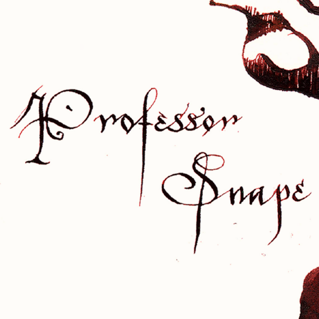 Professor Snape Detail from The Marauder’s Map Art Print – Curiosa ...
