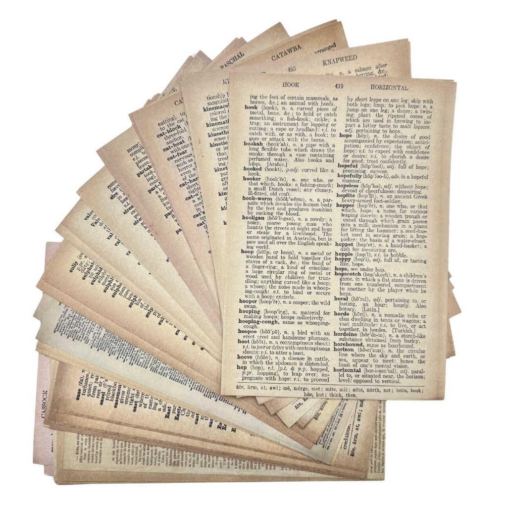 Vintage French Lexicon Paper Pack – Curiosa - Purveyors of ...