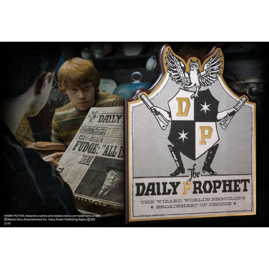 Daily Prophet Wall Plaque – Curiosa - Purveyors of Extraordinary Things