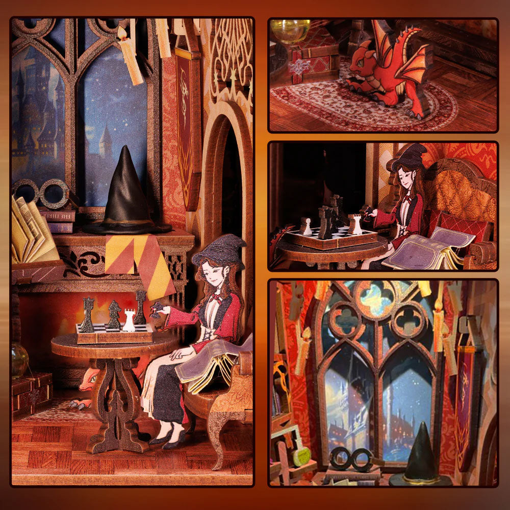 Flame Common Room DIY Book Nook Kit – Curiosa - Purveyors of ...