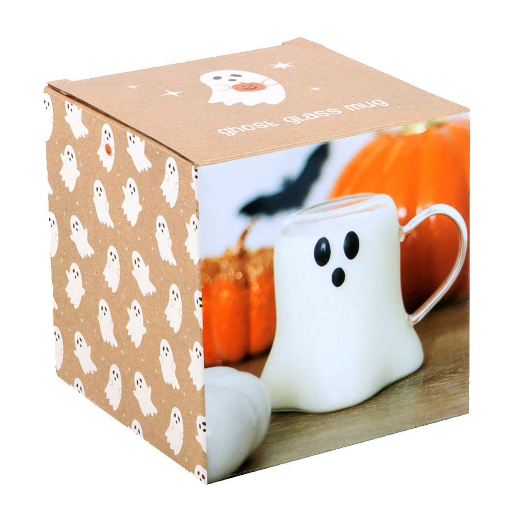 Ghost Shaped Glass Halloween Mug – Curiosa - Purveyors of Extraordinary ...