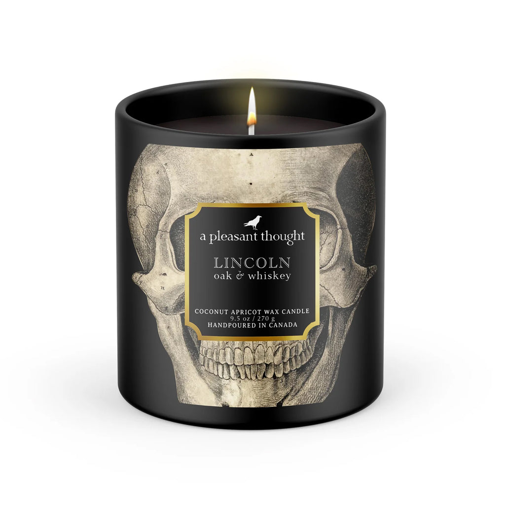 Lincoln | Oak & Whiskey | Raven Candle – Curiosa - Purveyors of ...