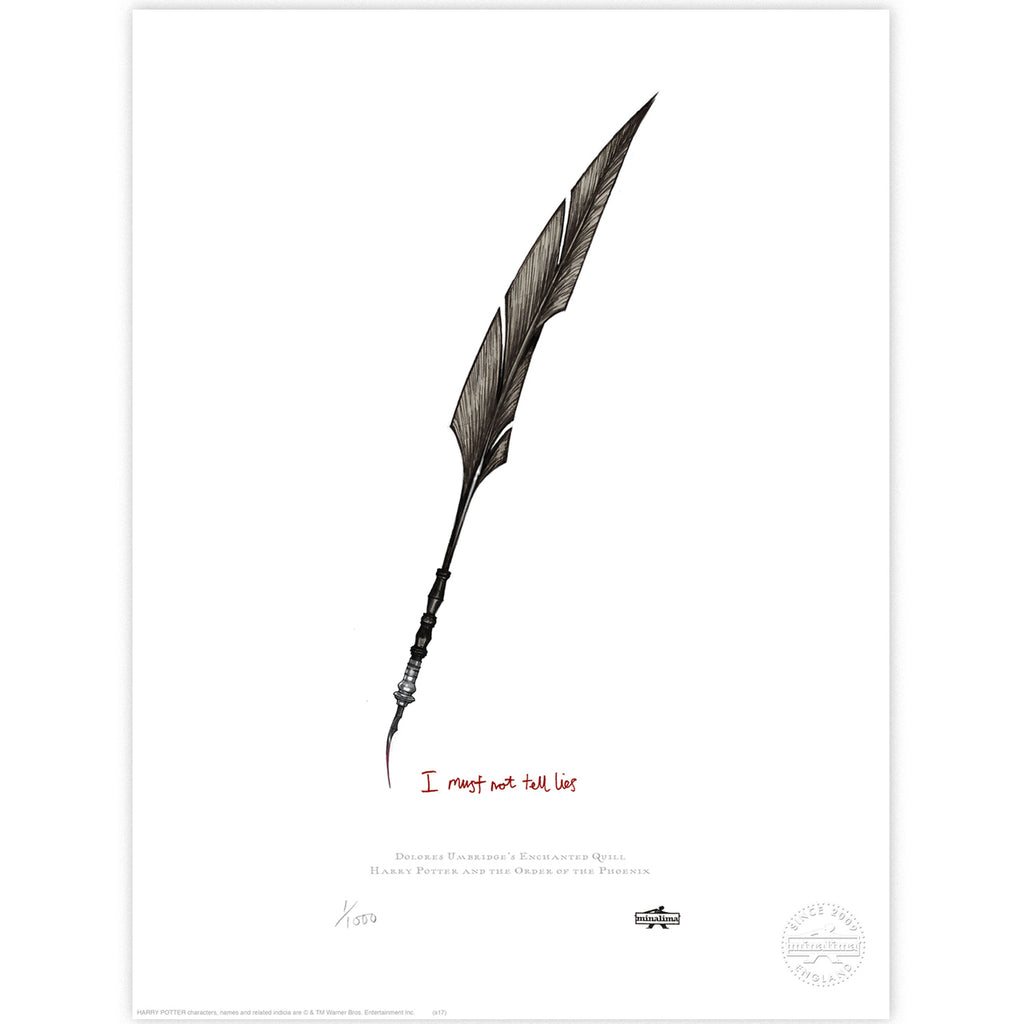 Dolores Umbridge's Enchanted Quill Limited Edition Art Print – Curiosa ...