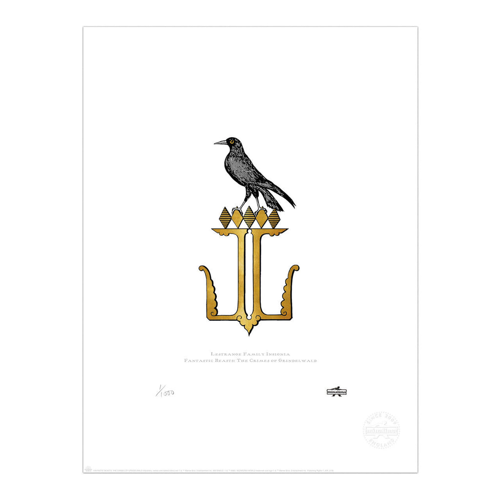 Lestrange Family Insignia Limited Edition Art Print – Curiosa ...