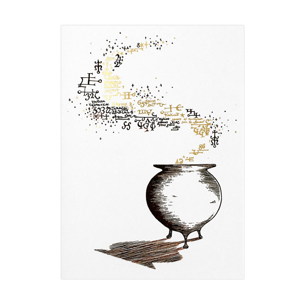 Detail from Advanced Potion-Making Foiled Notecard – Curiosa ...