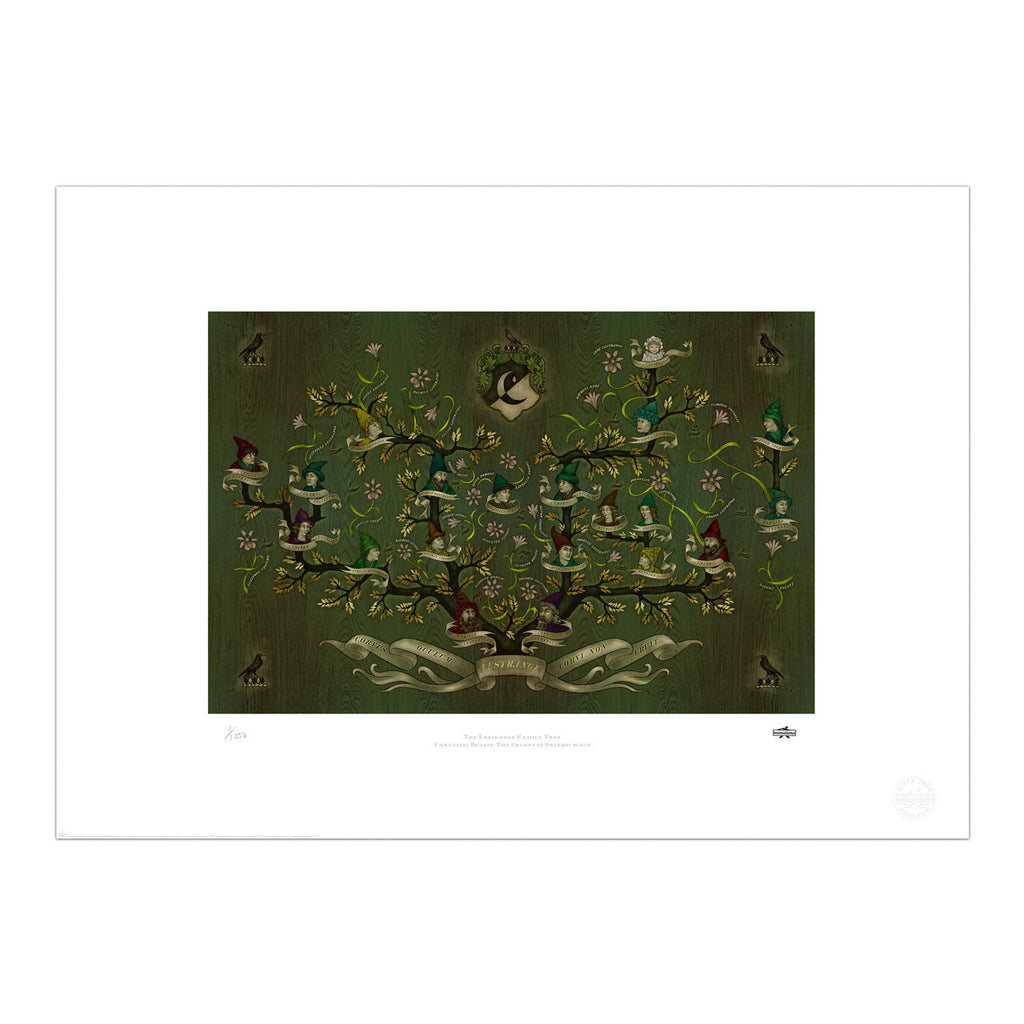 The Lestrange Family Tree Limited Edition Art Print – Curiosa ...
