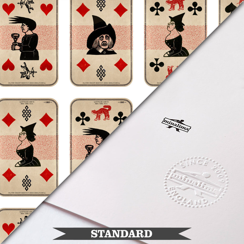 Wizarding Playing Cards Limited Edition Art Print – Curiosa - Purveyors ...